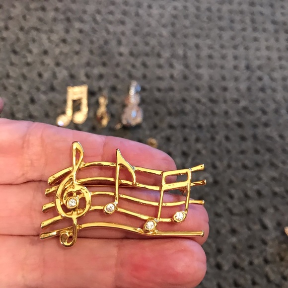 No brand | Jewelry | Vintage Music Pins | Poshmark